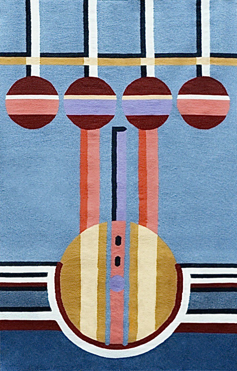 Blue OLK - 51 Handmade Kilim by Oksana Levchenya Konstantinovska for ...